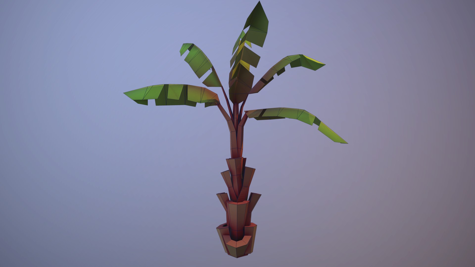 3D Banana Tree - TurboSquid 1326331