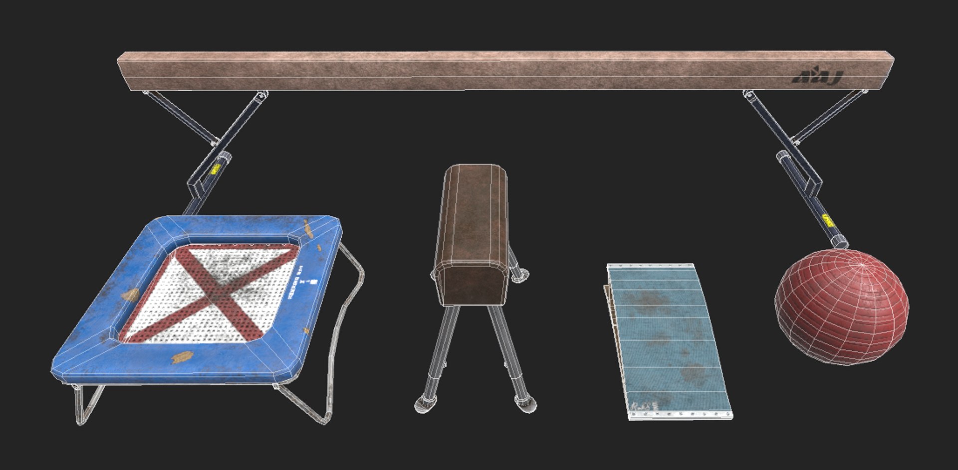 3D Gym Asset Pack Yoga - TurboSquid 1366655