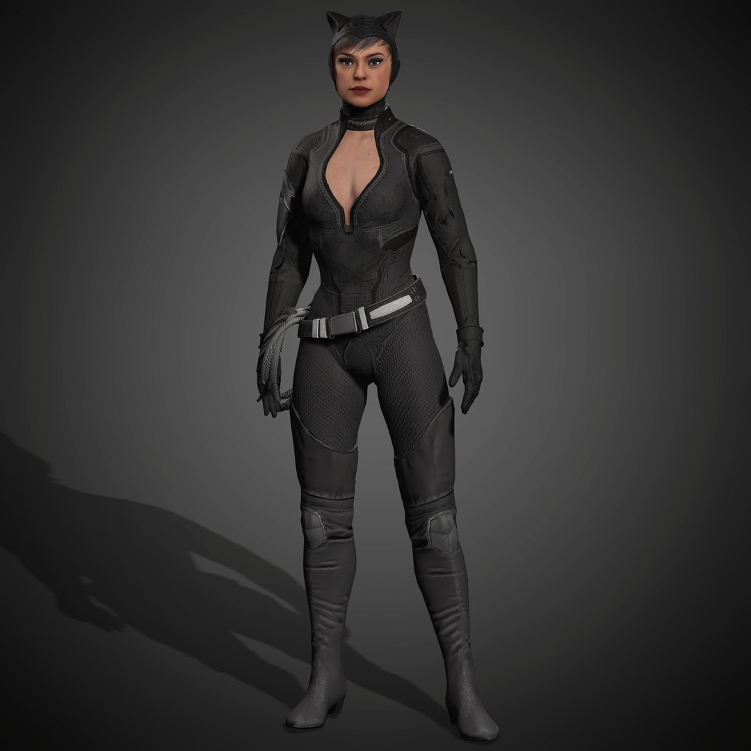 3D Model Catwoman Character - TurboSquid 2418708