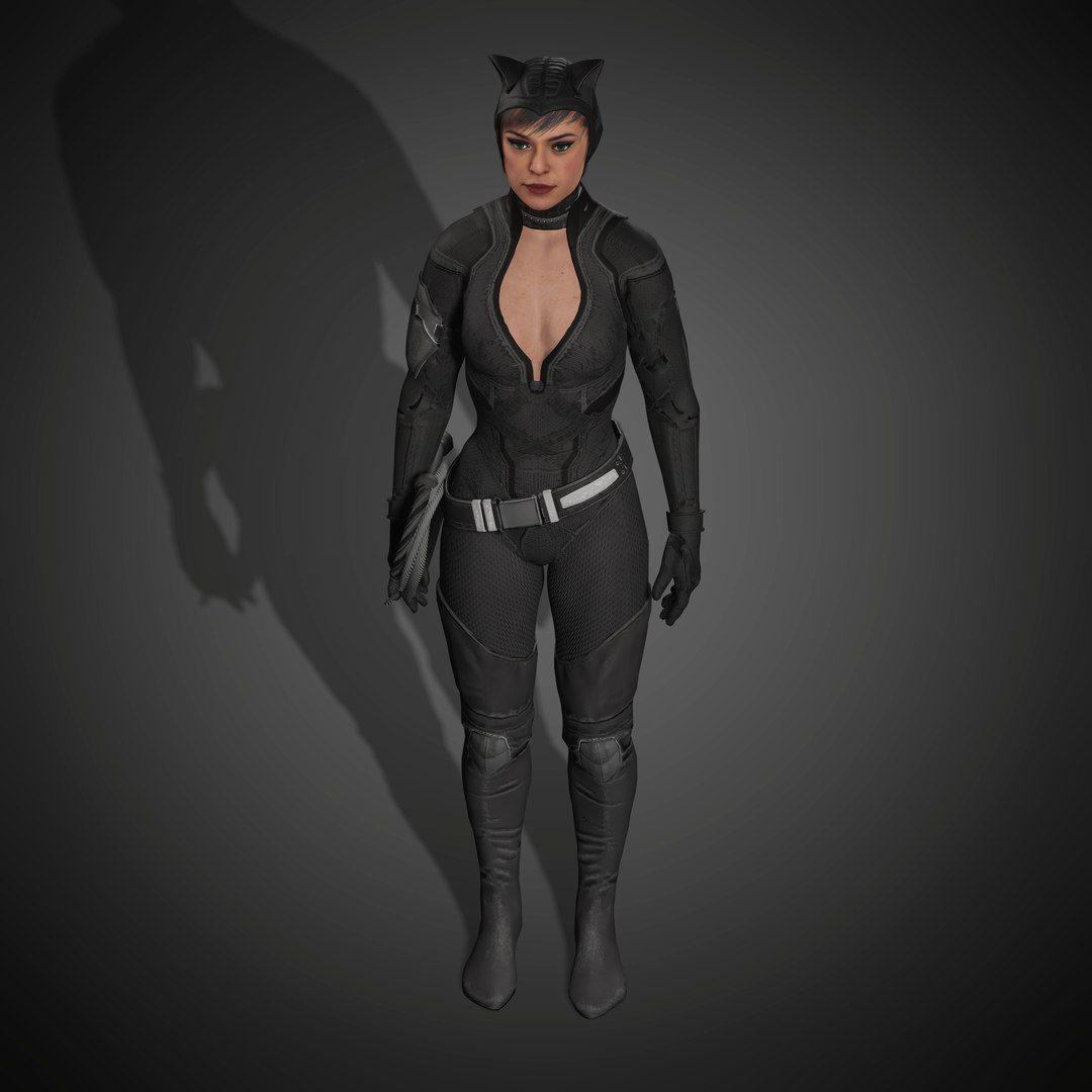 3D Model Catwoman Character - TurboSquid 2418708