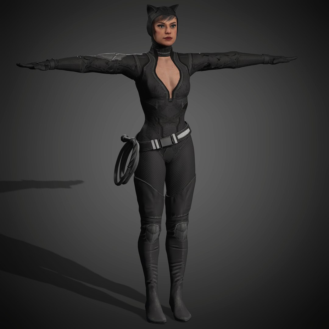 3D Model Catwoman Character - TurboSquid 2418708