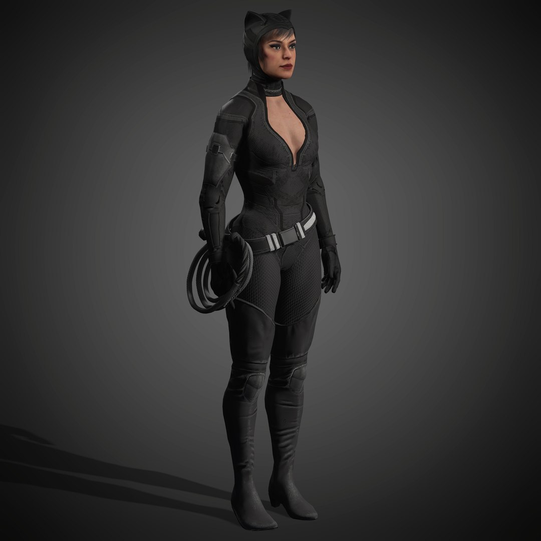 3D Model Catwoman Character - TurboSquid 2418708
