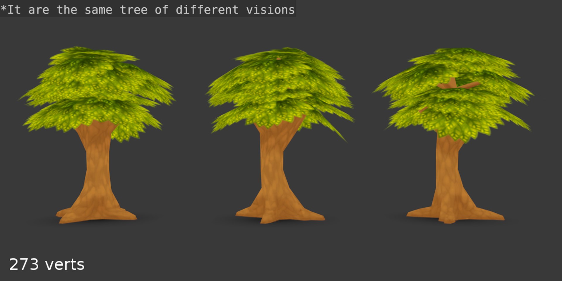 Blender Pack Trees Cartoon Forest
