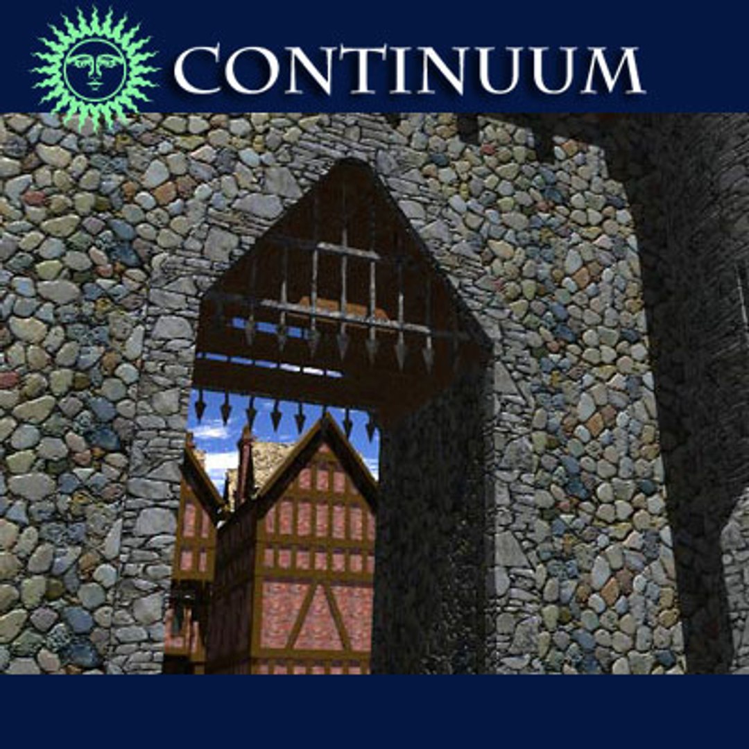 Medieval Gate 3d Model