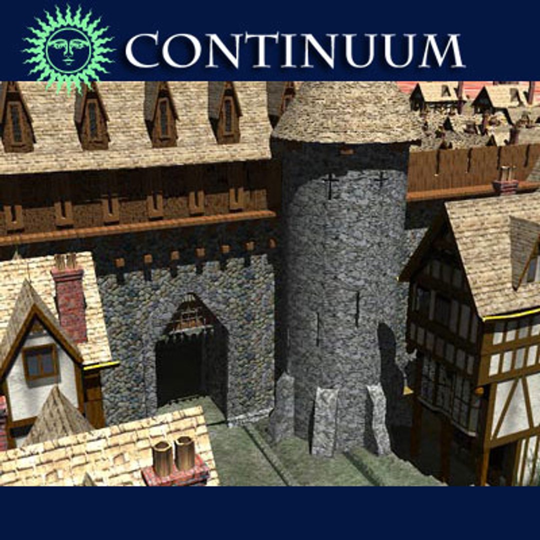 Medieval Gate 3d Model