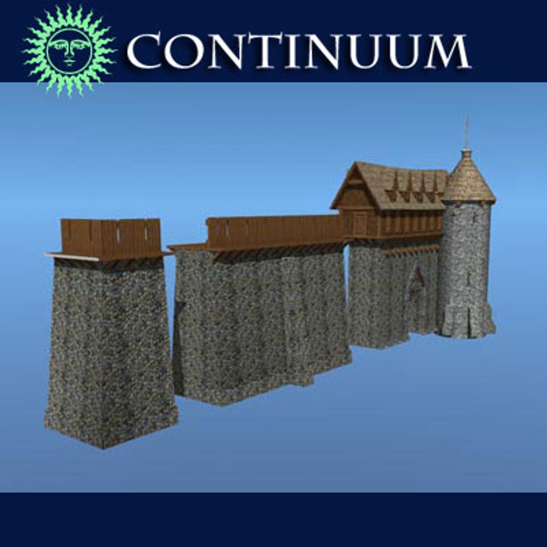 Medieval Gate 3d Model