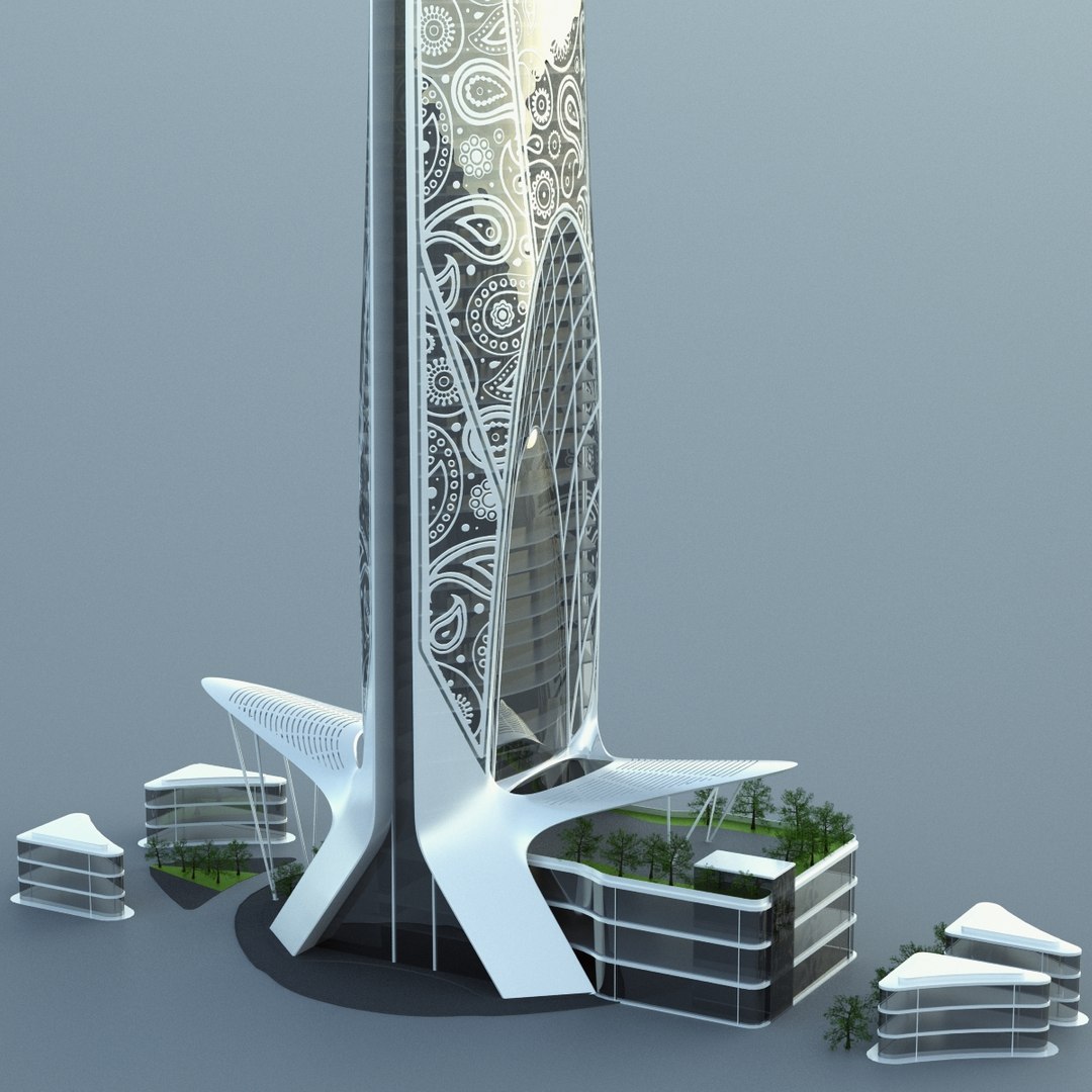 3d Model Namaste Tower