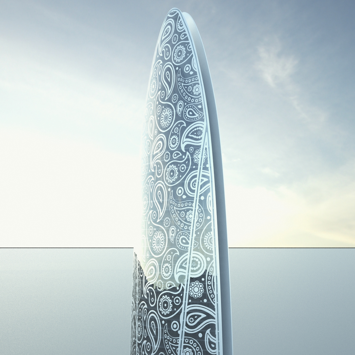 3d model namaste tower