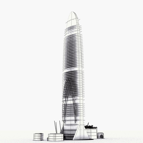3d model namaste tower