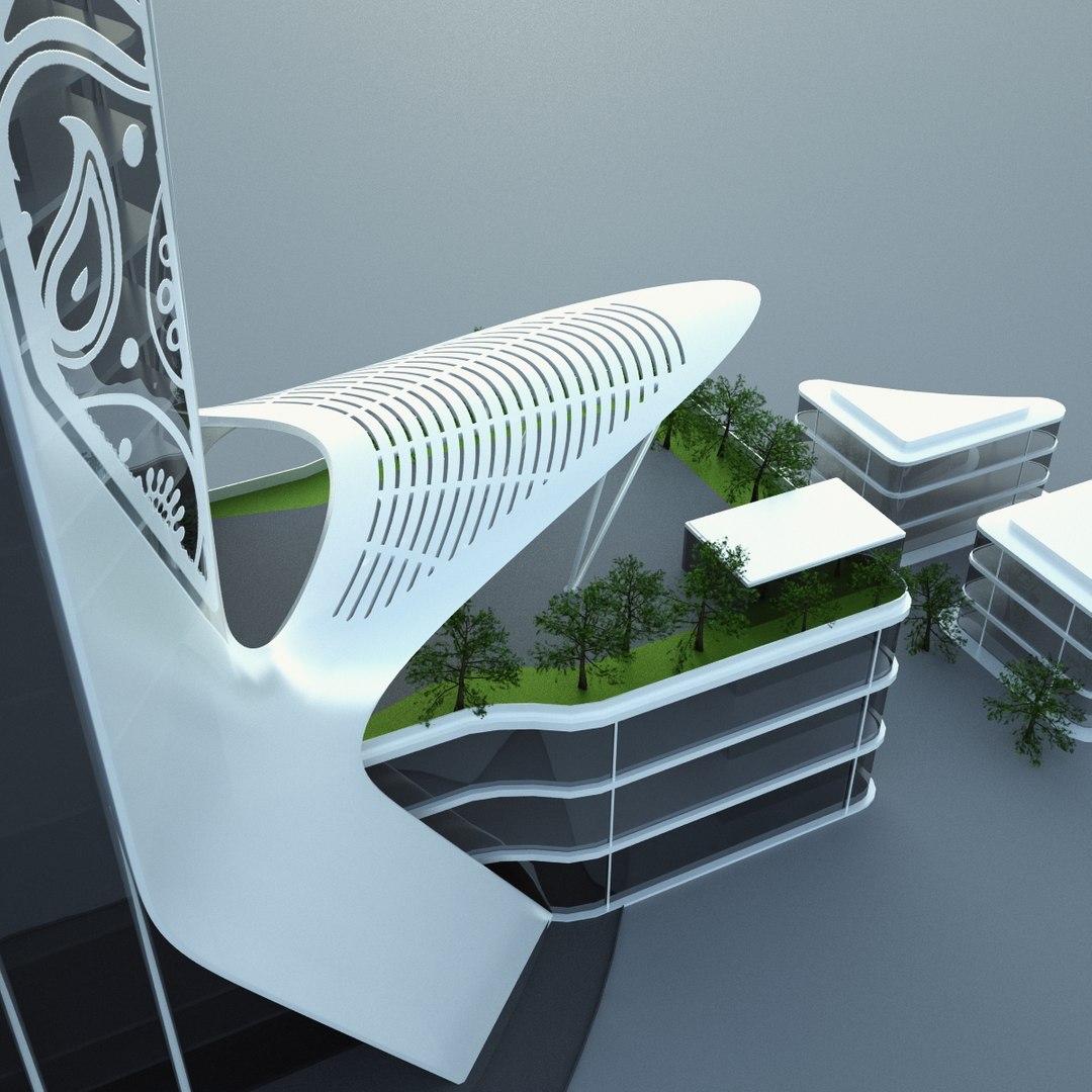 3d Model Namaste Tower