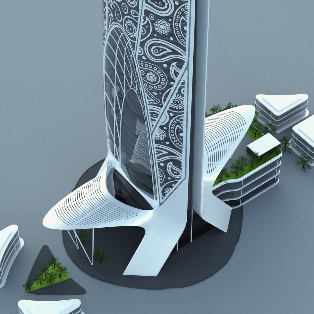 3d Model Namaste Tower