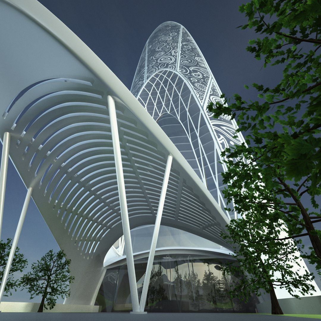 3d Model Namaste Tower