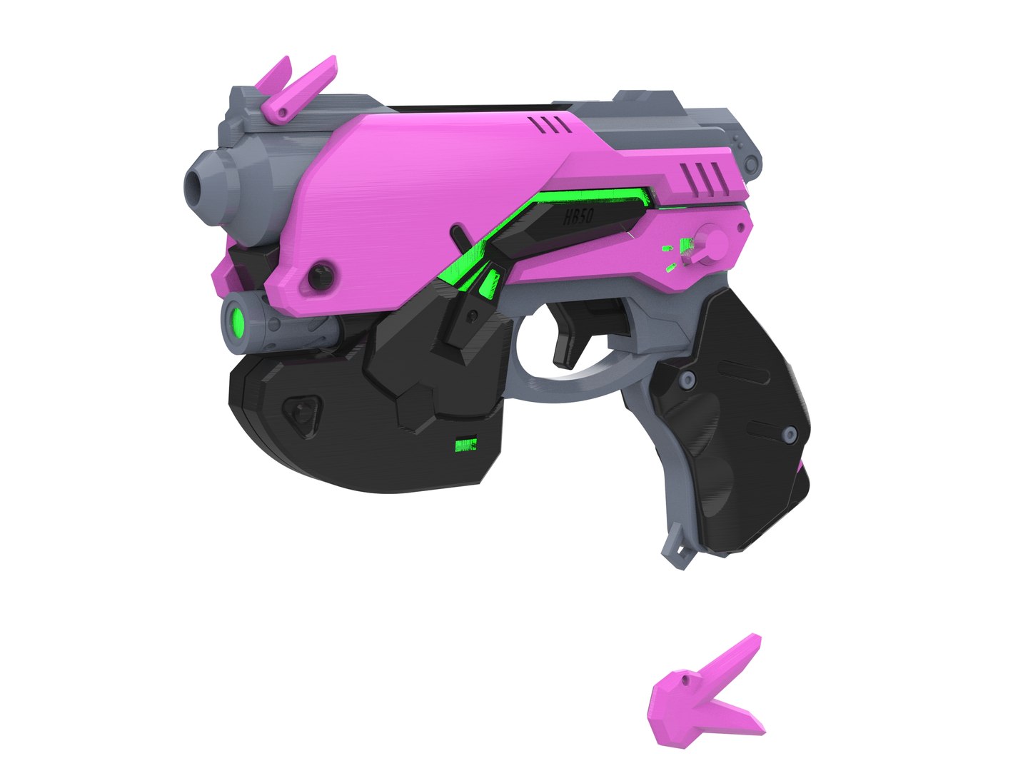modelo 3d DVa Gun - Overwatch - Printable 3d model - STL files ...