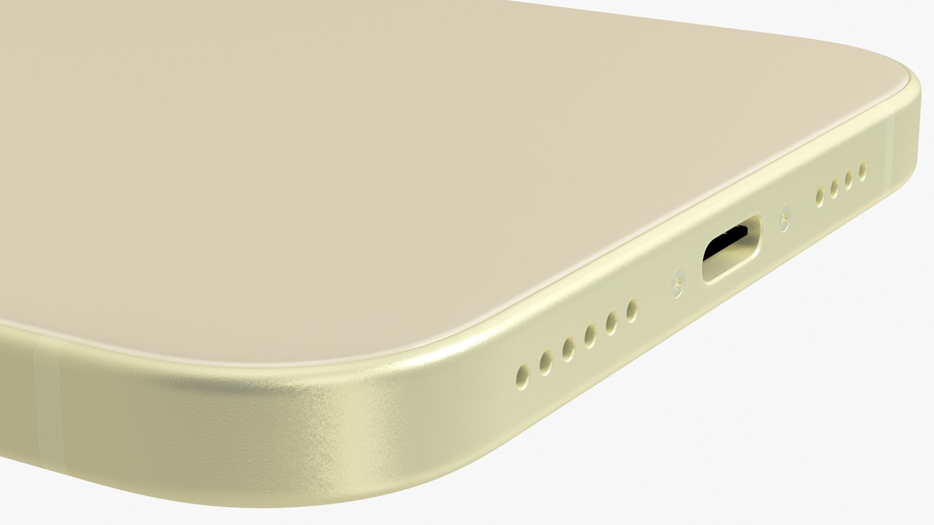 Apple iPhone 15 Plus Yellow model - TurboSquid 2125371