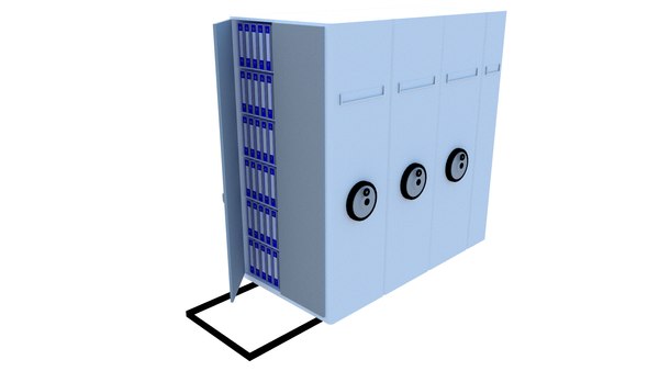 3D модель Compact Archive System - TurboSquid 1886264