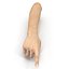 3d Model Female Hand 3 Pose