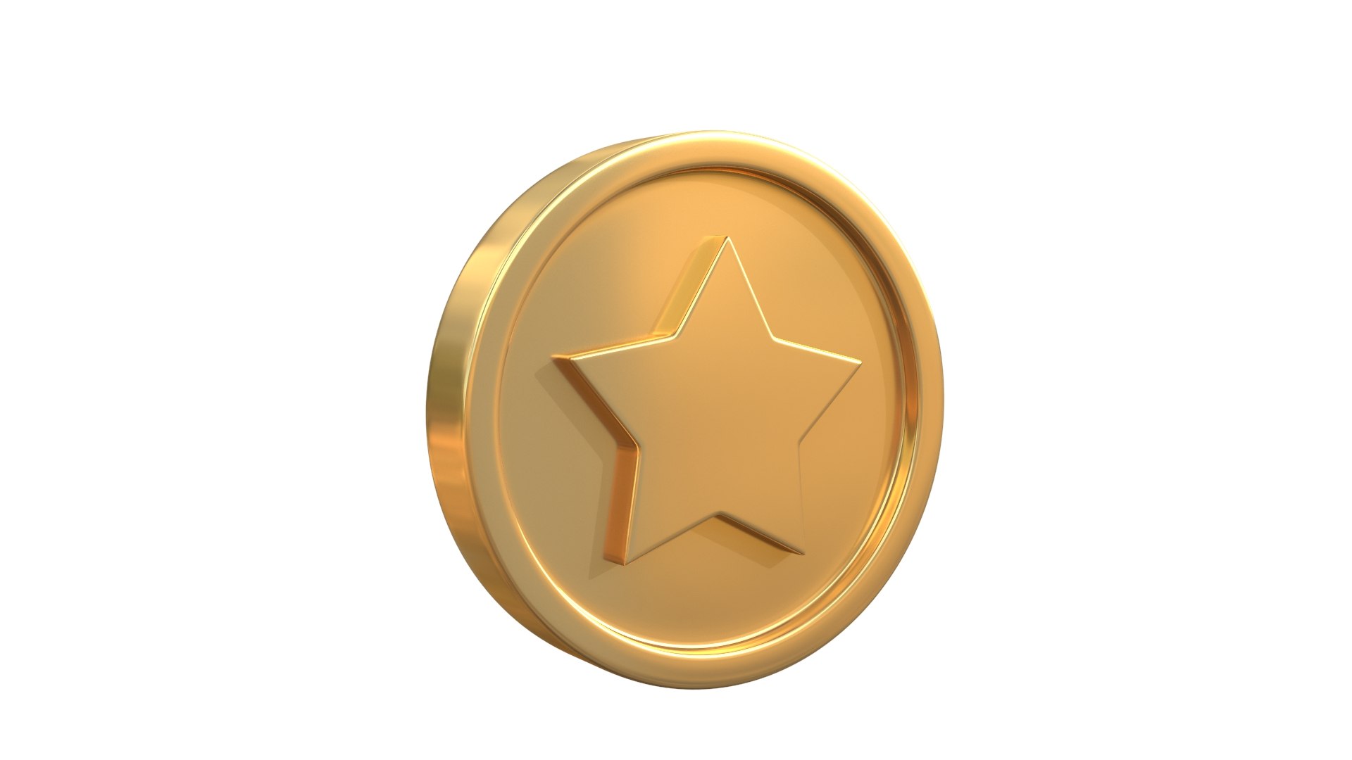 3D Star Coin Model - TurboSquid 2285703
