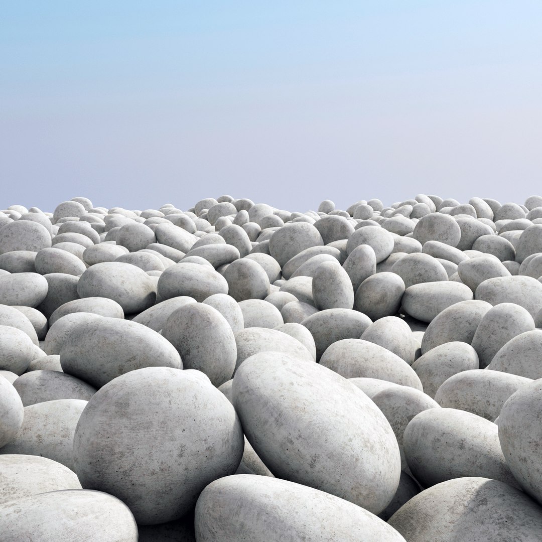 3D Pebble Road - TurboSquid 1477250