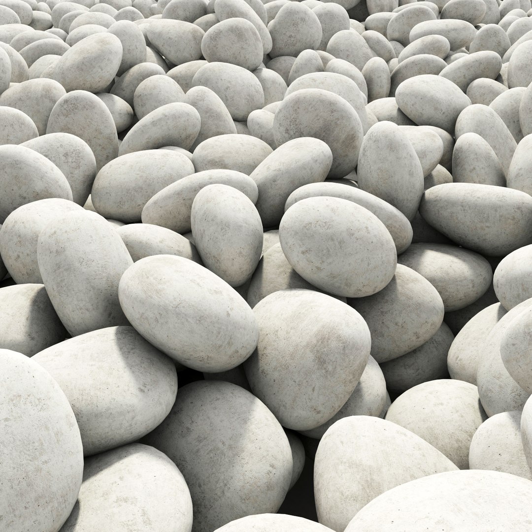 3D Pebble Road - TurboSquid 1477250