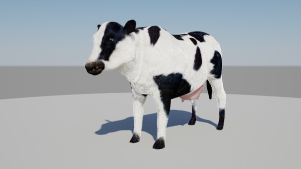 3d model cow
