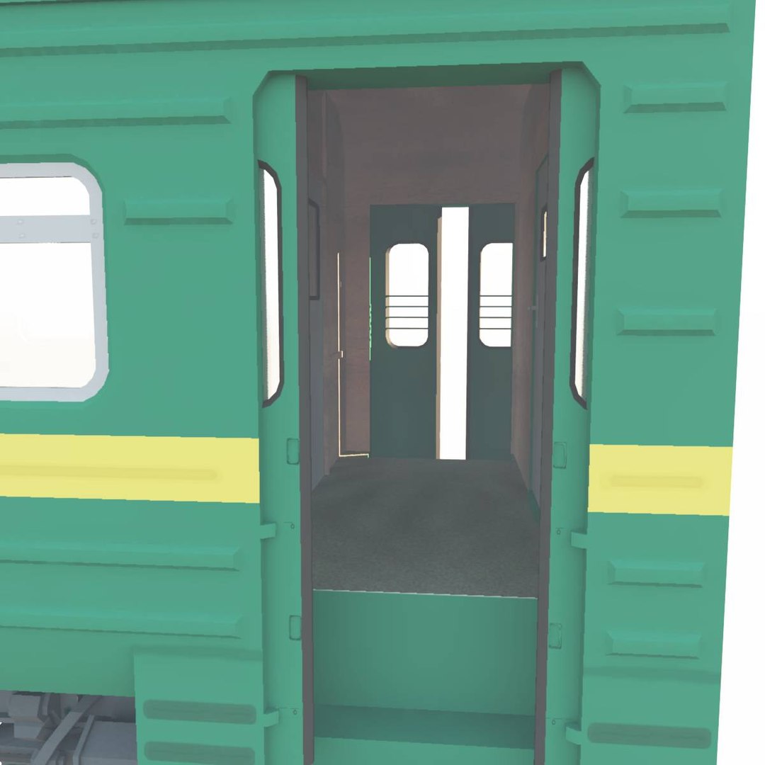 3D Suburban Electric Train Er-2 - TurboSquid 1153627