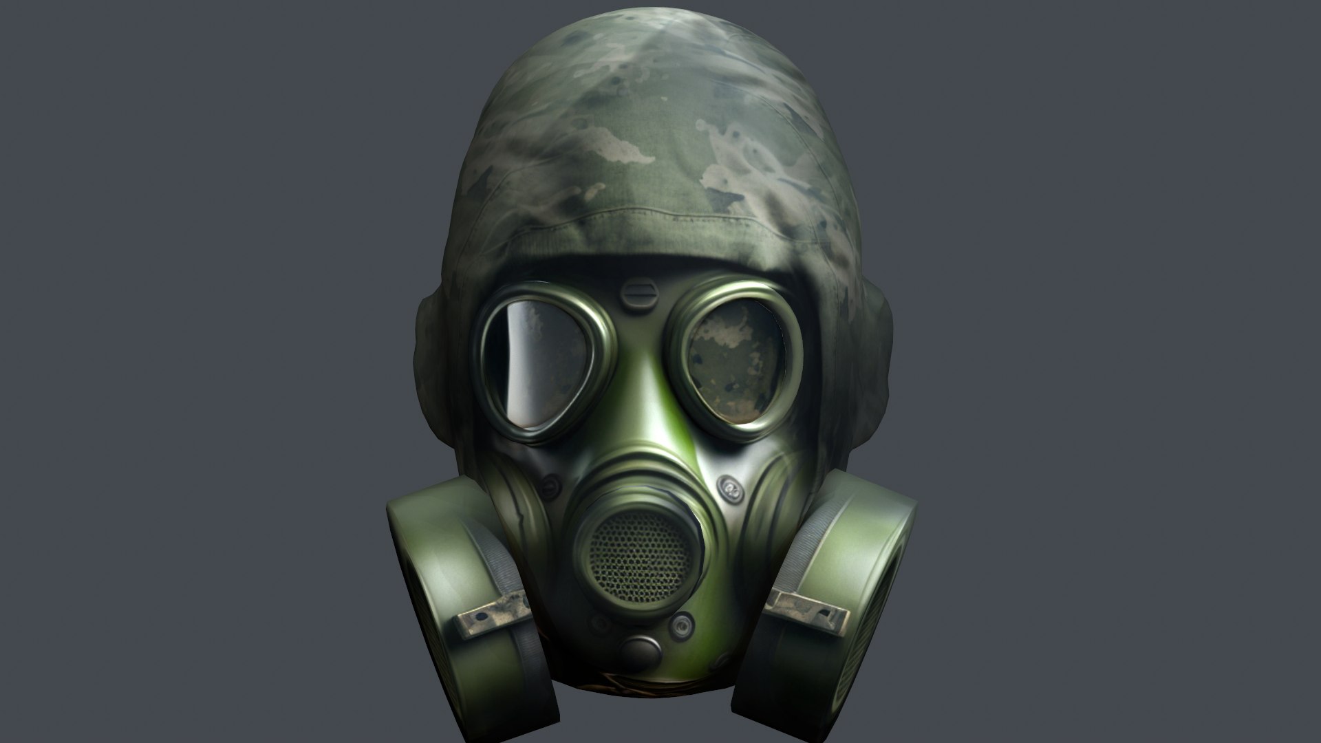 Gas mask helmet military combat soldier armor scifi fantasy 3D model ...
