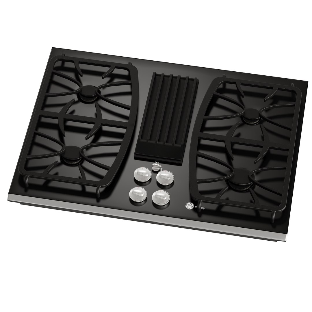 3 Ge Cooktops 3D Model - TurboSquid 2113686