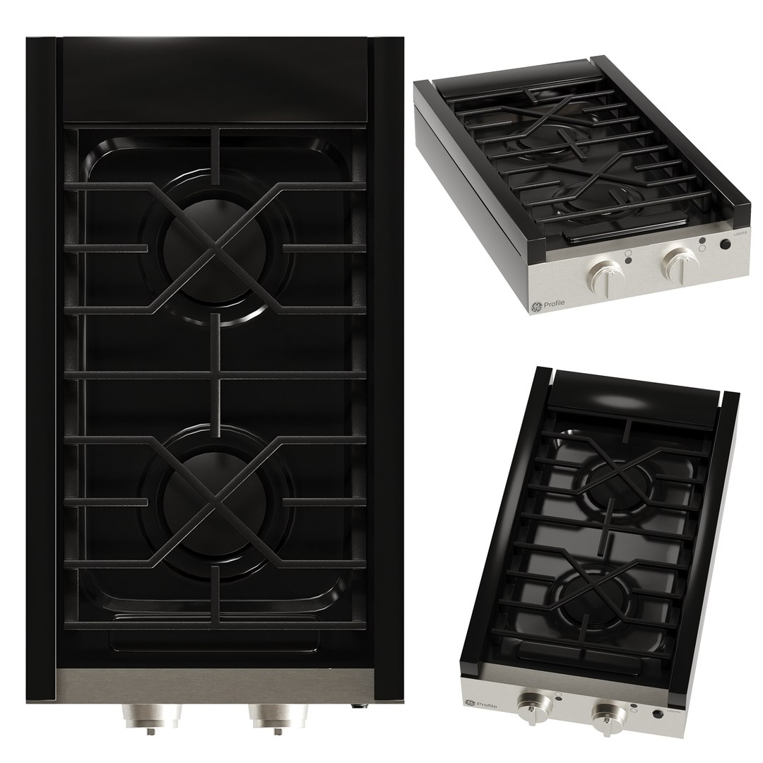 3 Ge Cooktops 3D Model - TurboSquid 2113686