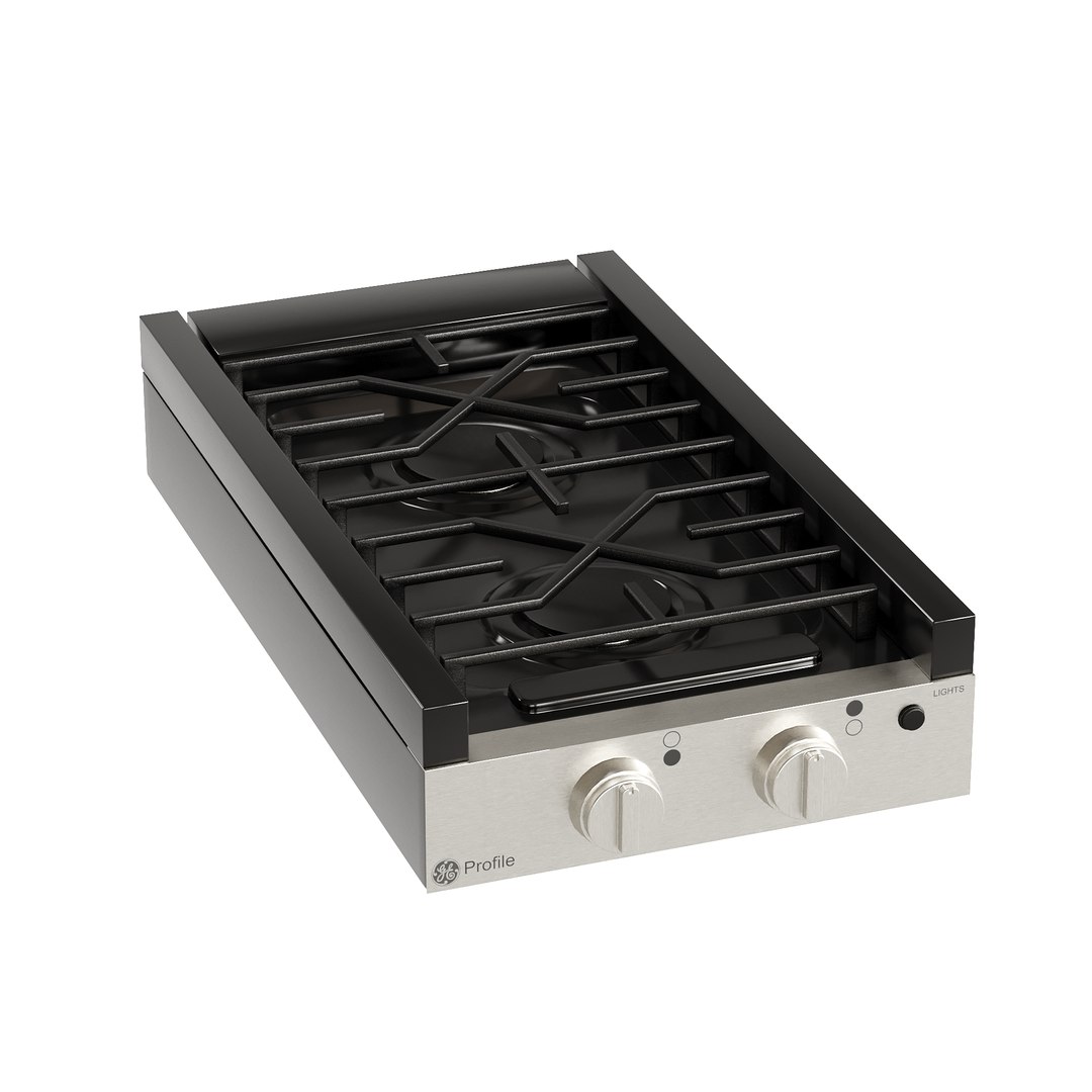 3 Ge Cooktops 3D Model - TurboSquid 2113686