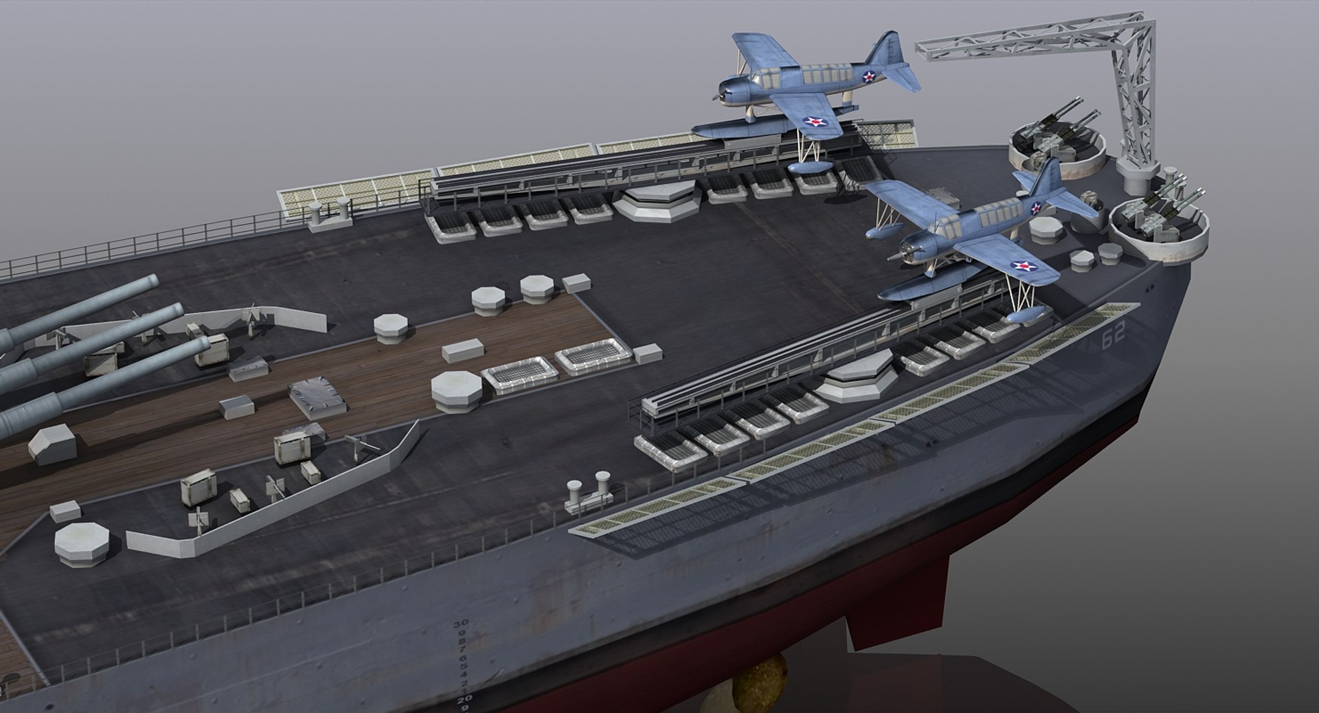 3D uss new 1942-1945 model - TurboSquid 1323468