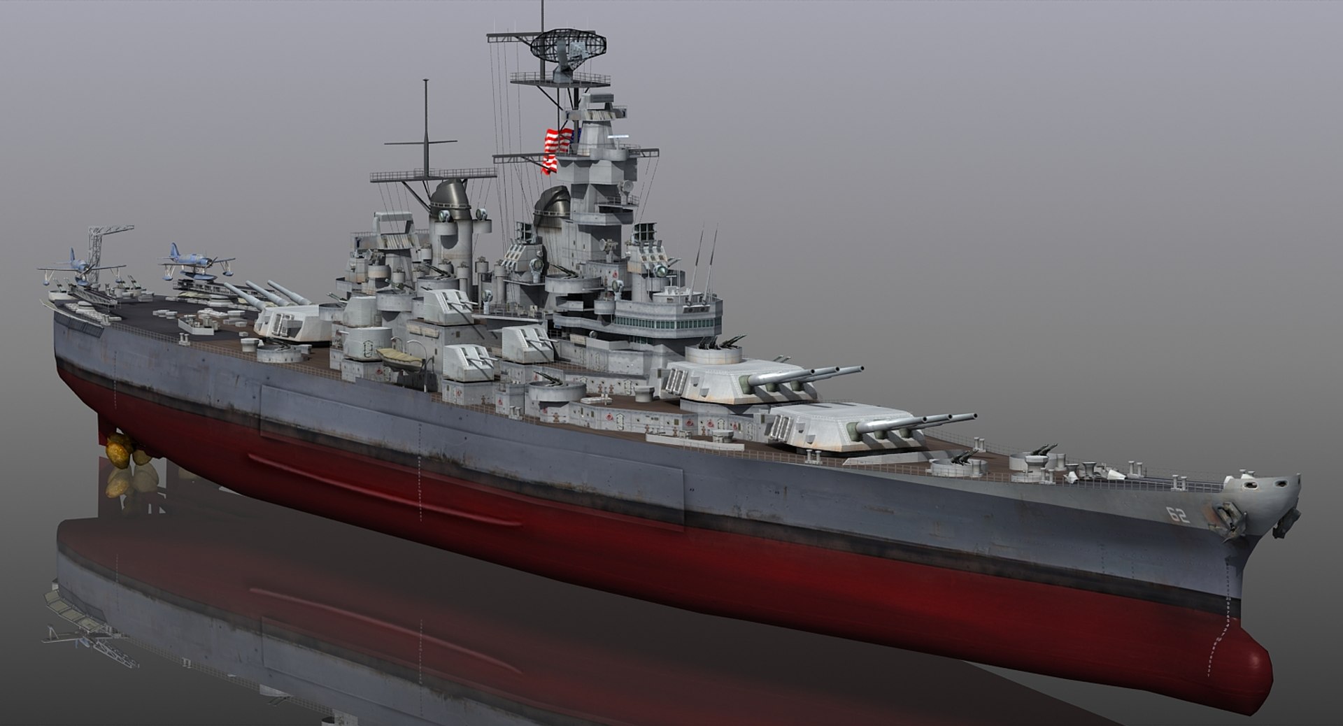 3D uss new 1942-1945 model - TurboSquid 1323468