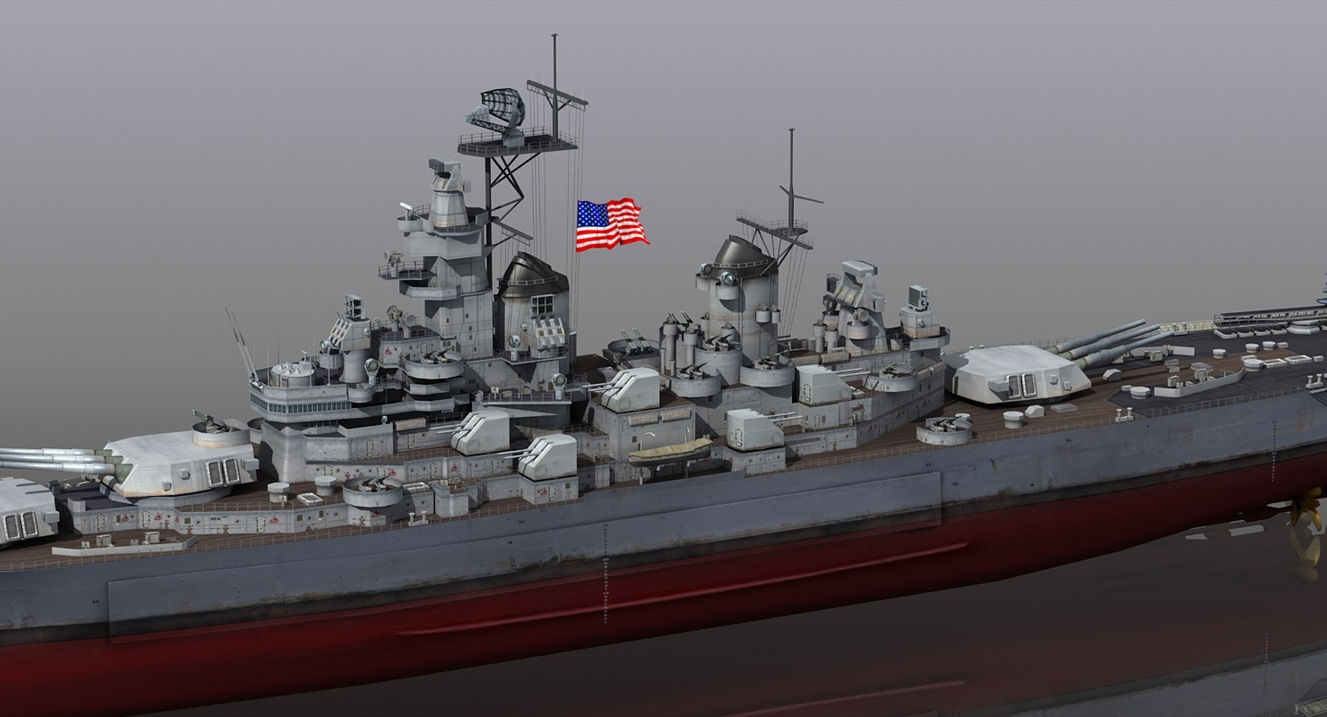 3D uss new 1942-1945 model - TurboSquid 1323468