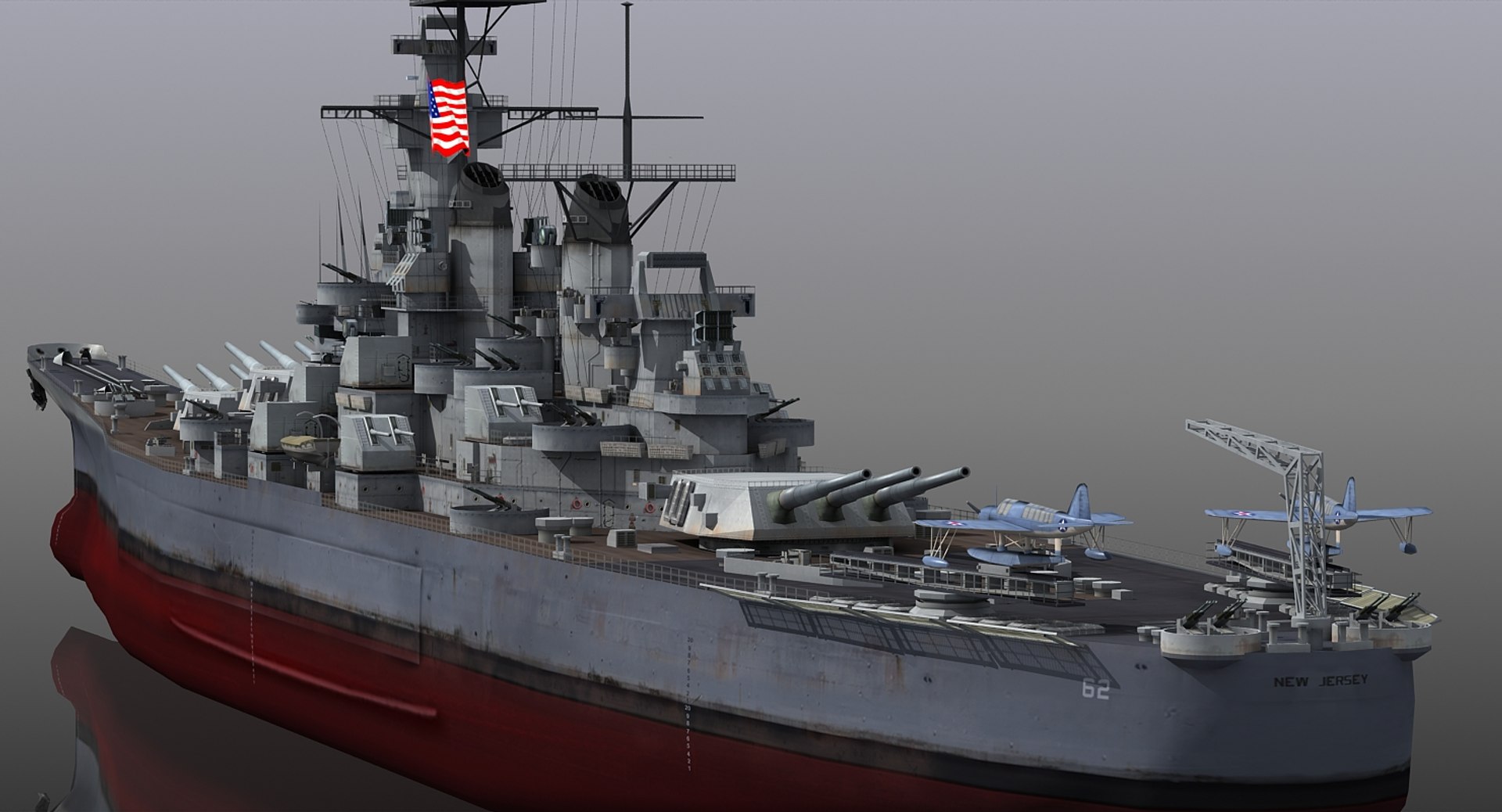 3D uss new 1942-1945 model - TurboSquid 1323468