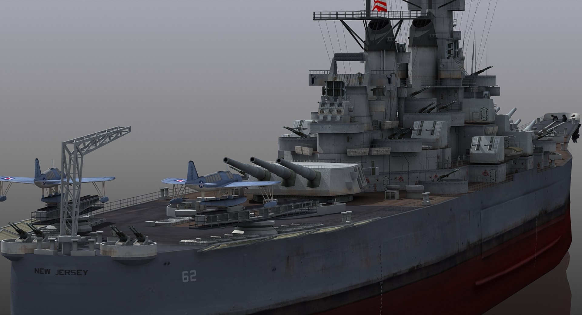 3D uss new 1942-1945 model - TurboSquid 1323468