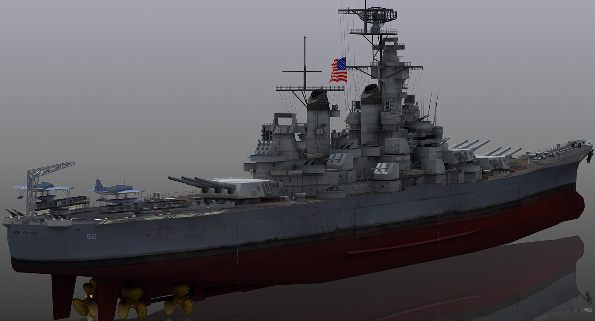 3D uss new 1942-1945 model - TurboSquid 1323468