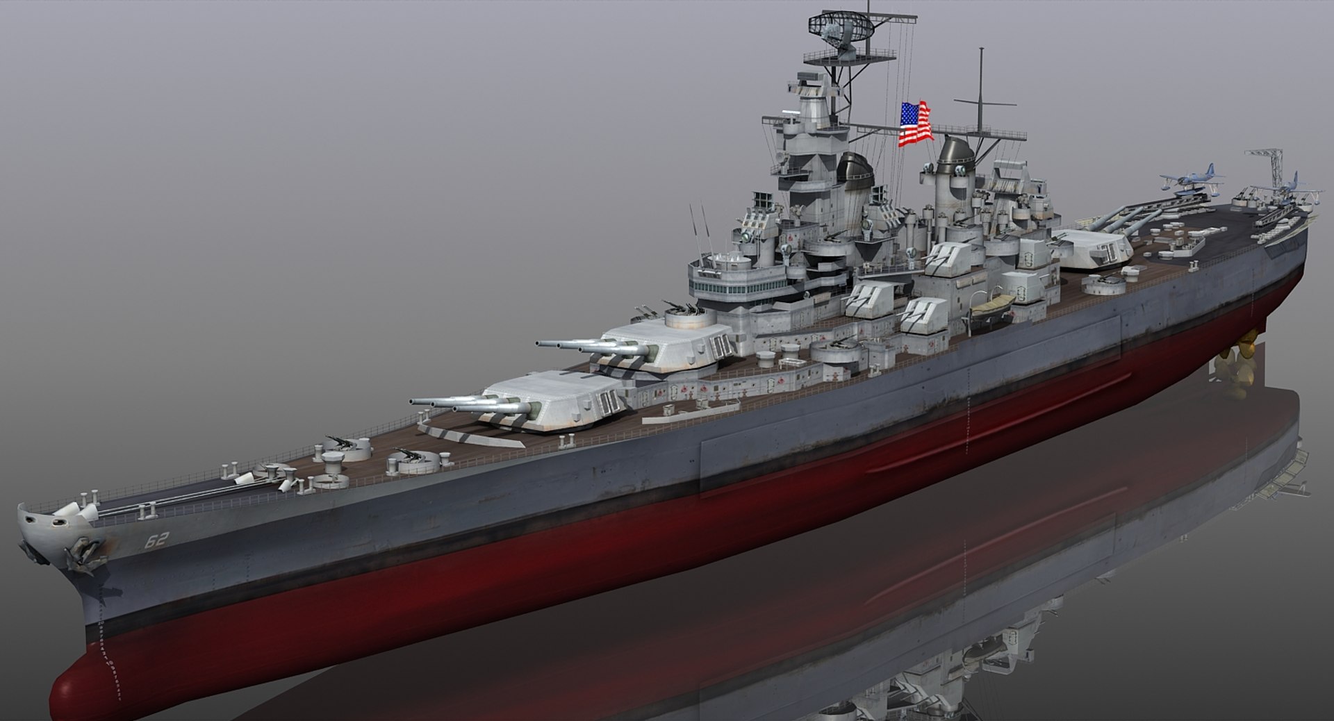 3D uss new 1942-1945 model - TurboSquid 1323468