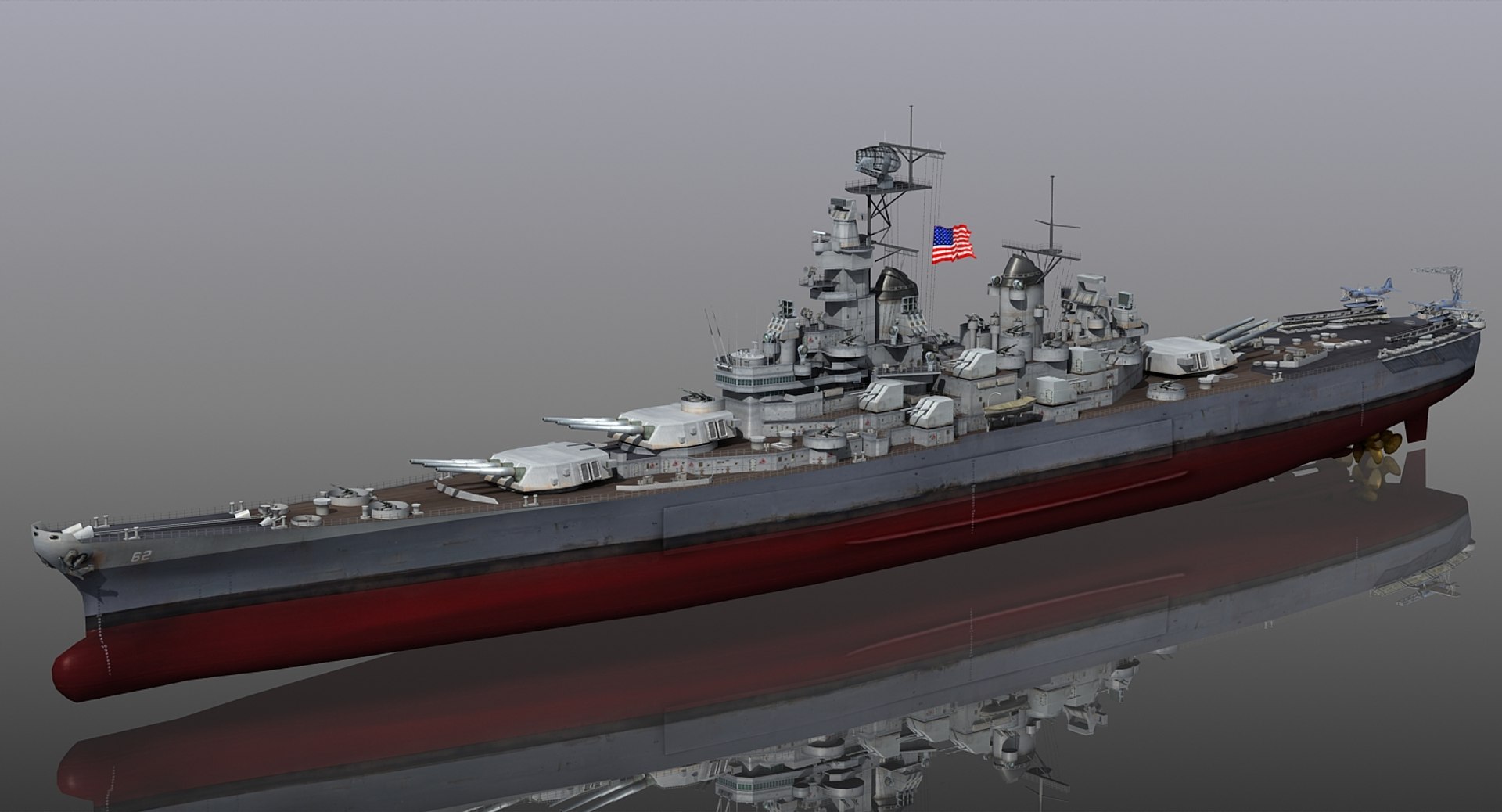3D uss new 1942-1945 model - TurboSquid 1323468