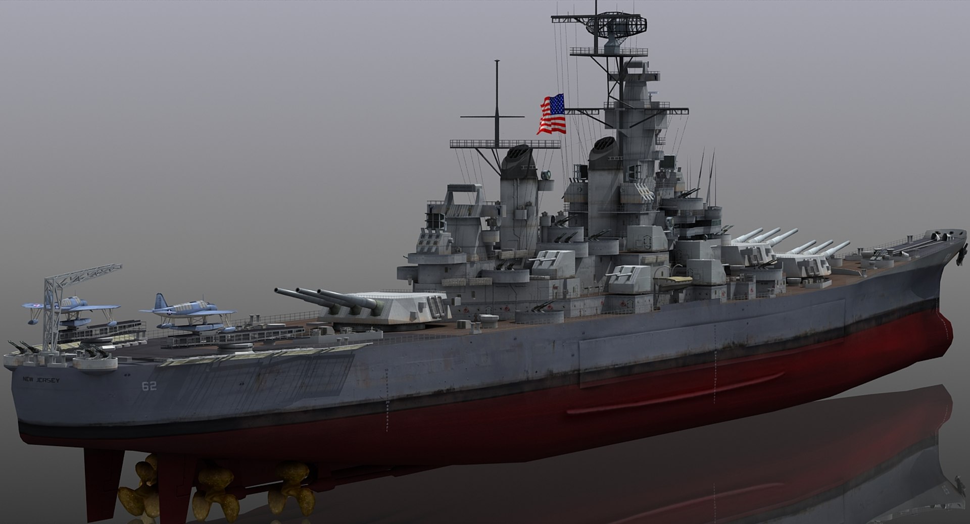 3D uss new 1942-1945 model - TurboSquid 1323468