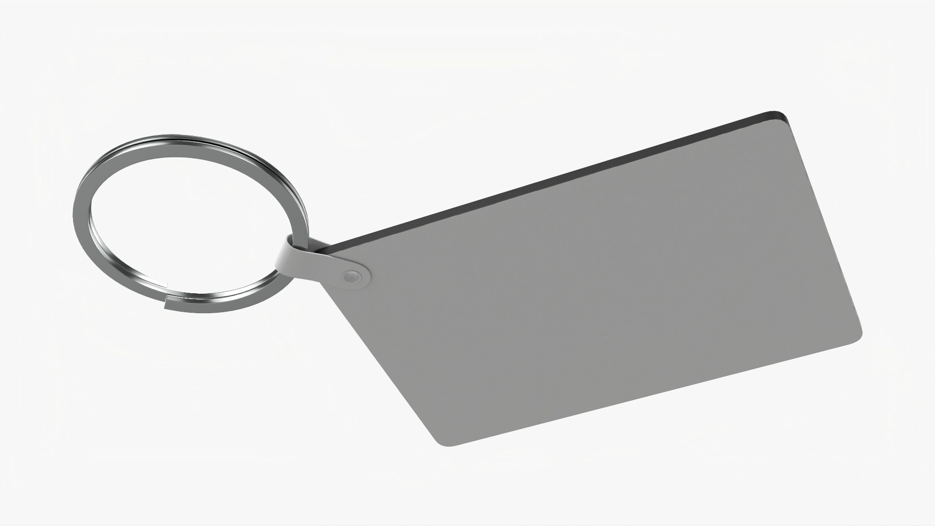 Key Ring Blank Mockup 01 3D Model - TurboSquid 1766228