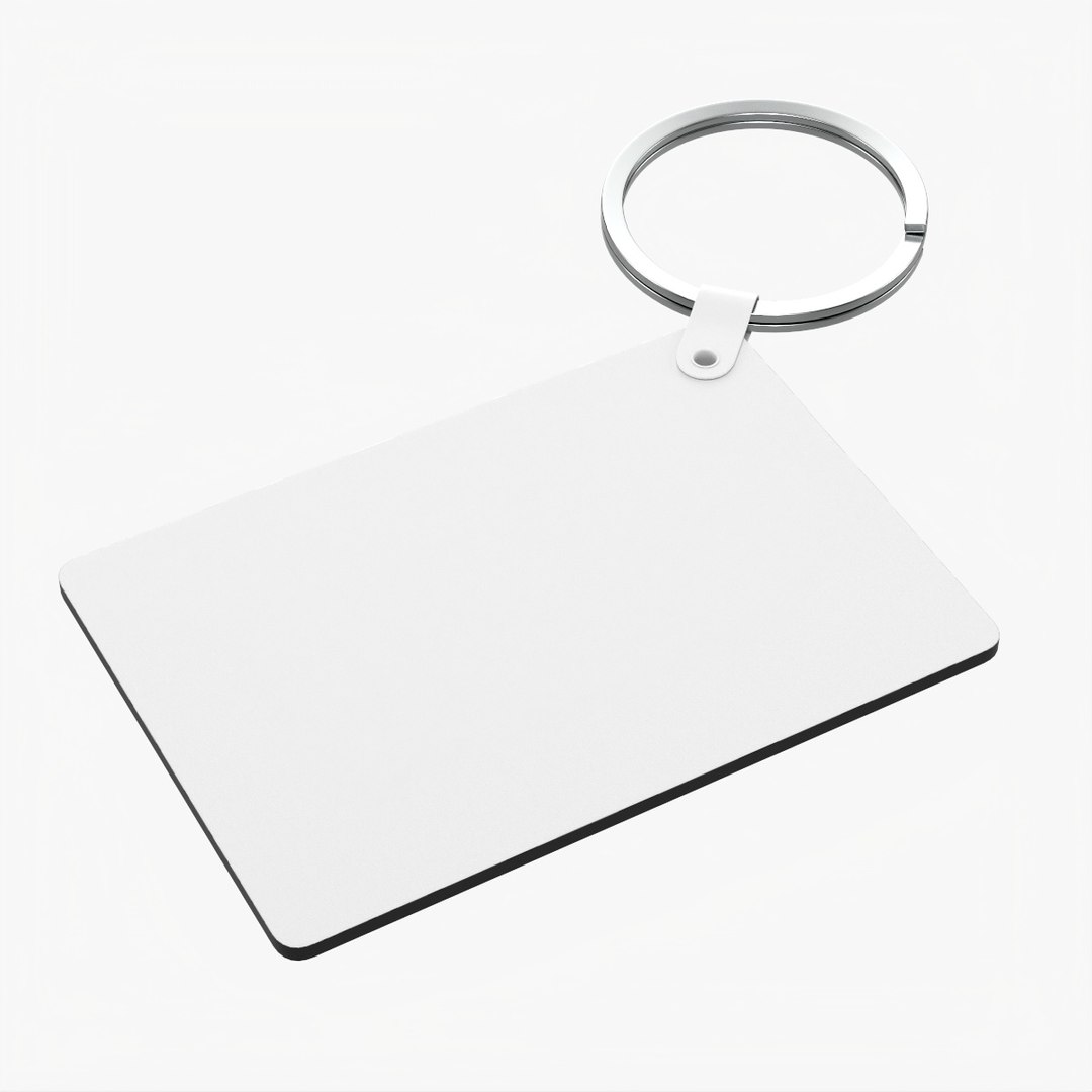 Key ring blank mockup 01 3D model - TurboSquid 1766228