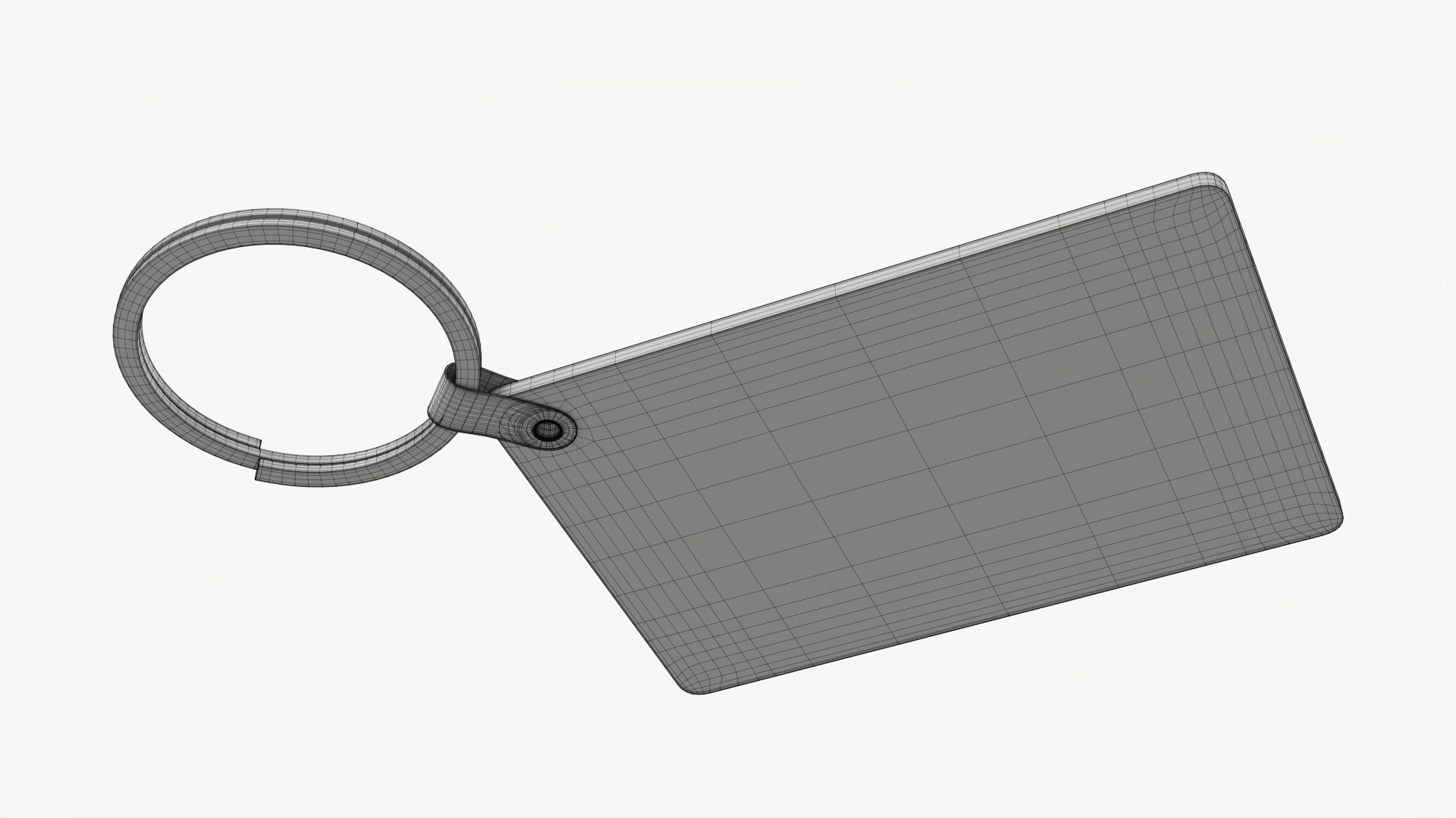 Key Ring Blank Mockup 01 3D Model - TurboSquid 1766228