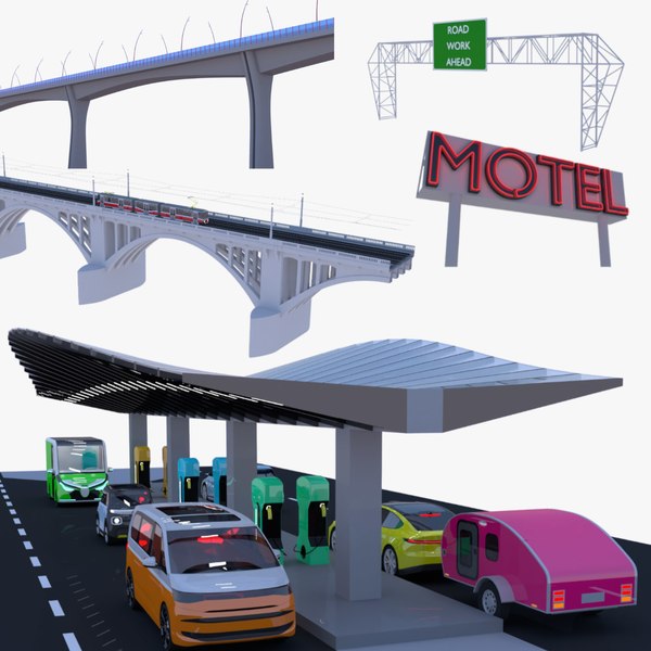 Highway Signage 3D Models for Download | TurboSquid