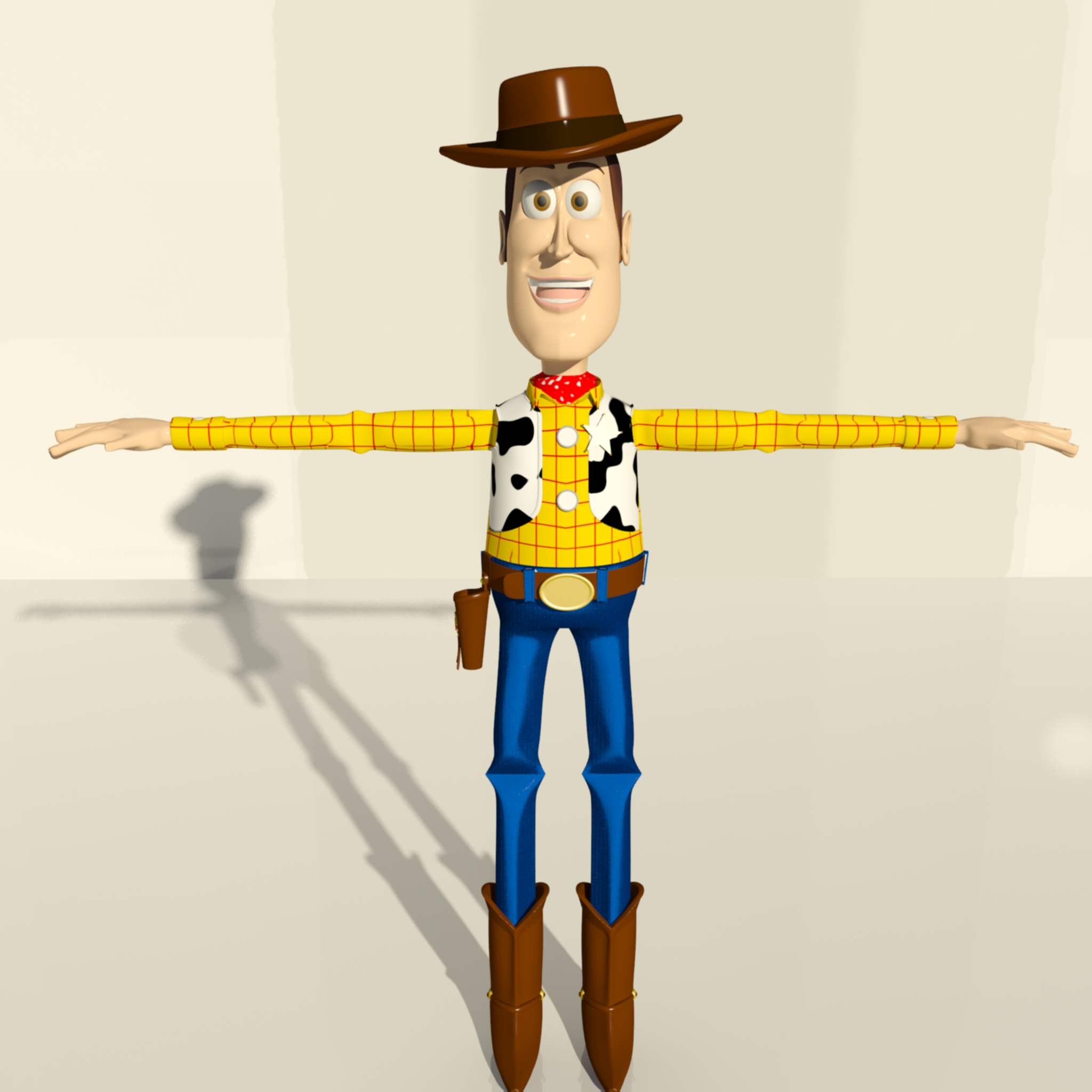 character woody male 3d max