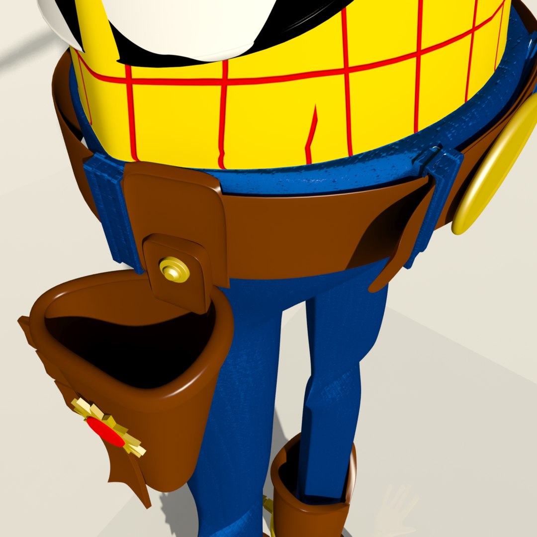 Character Woody Male 3d Max