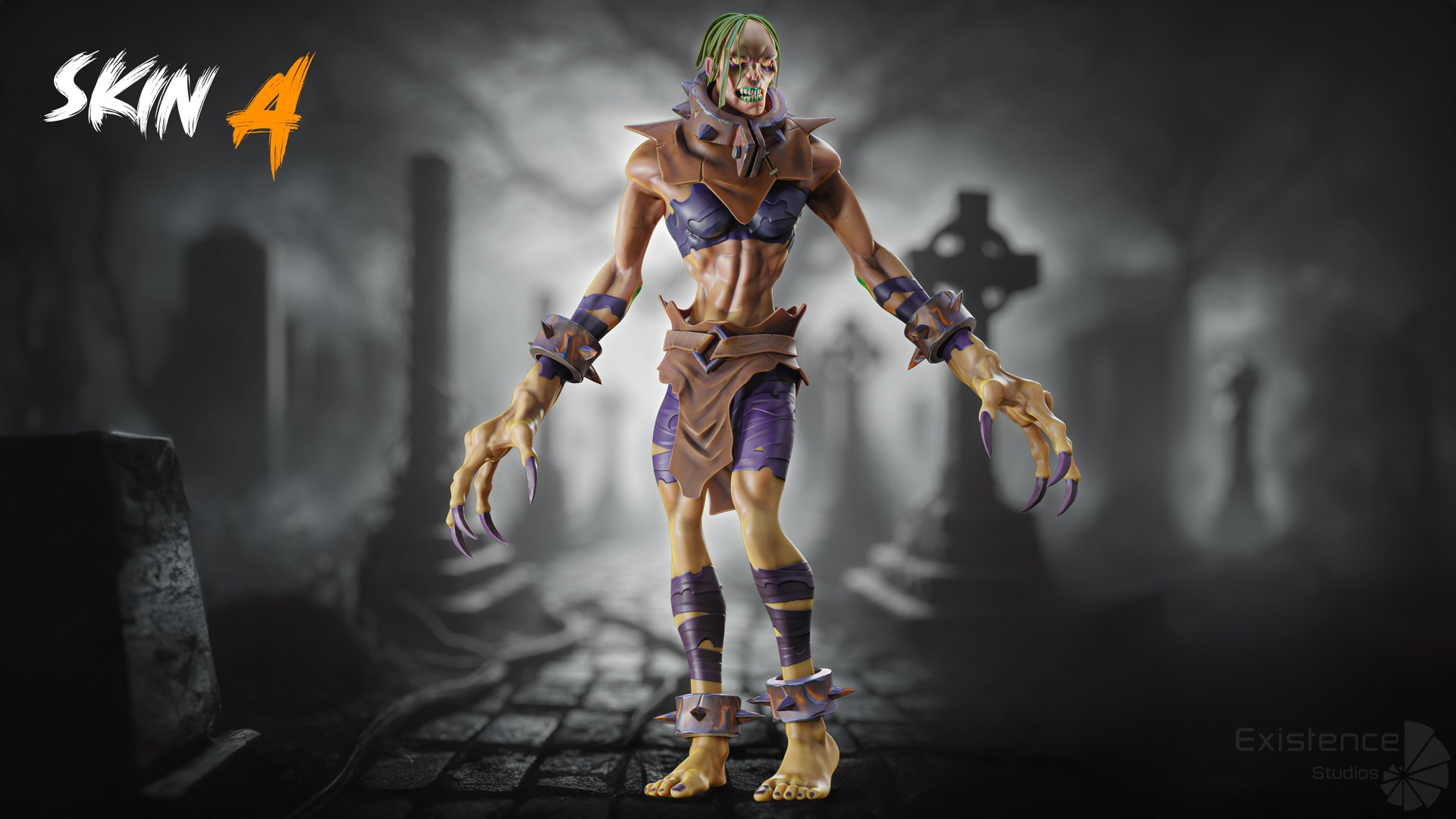 Stylized Ghoul Woman - Pumpkin Halloween - 54 Model - TurboSquid 2283578