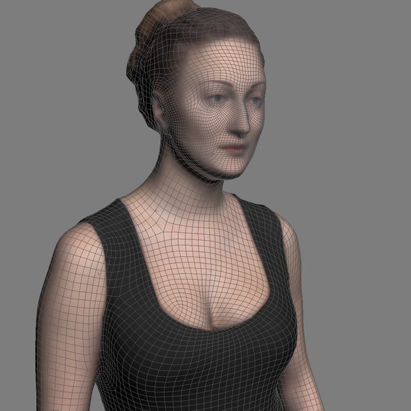 3d model realistic human