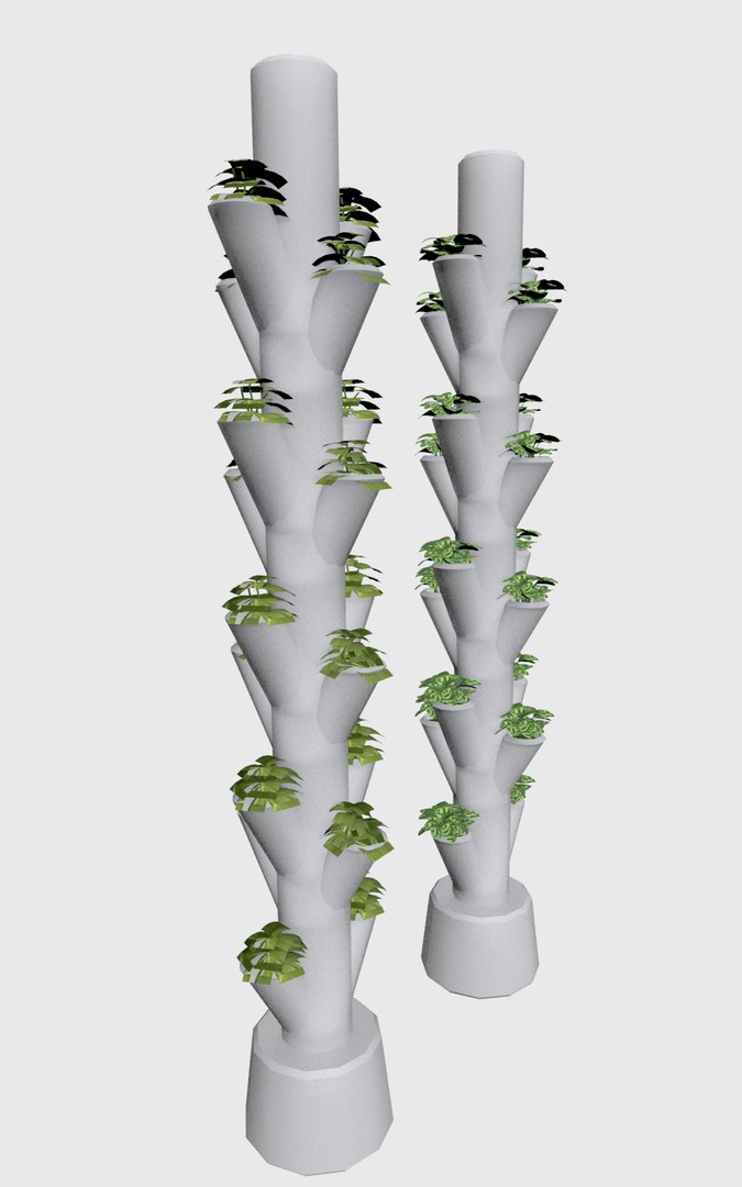 Vertical Planting 3d Model