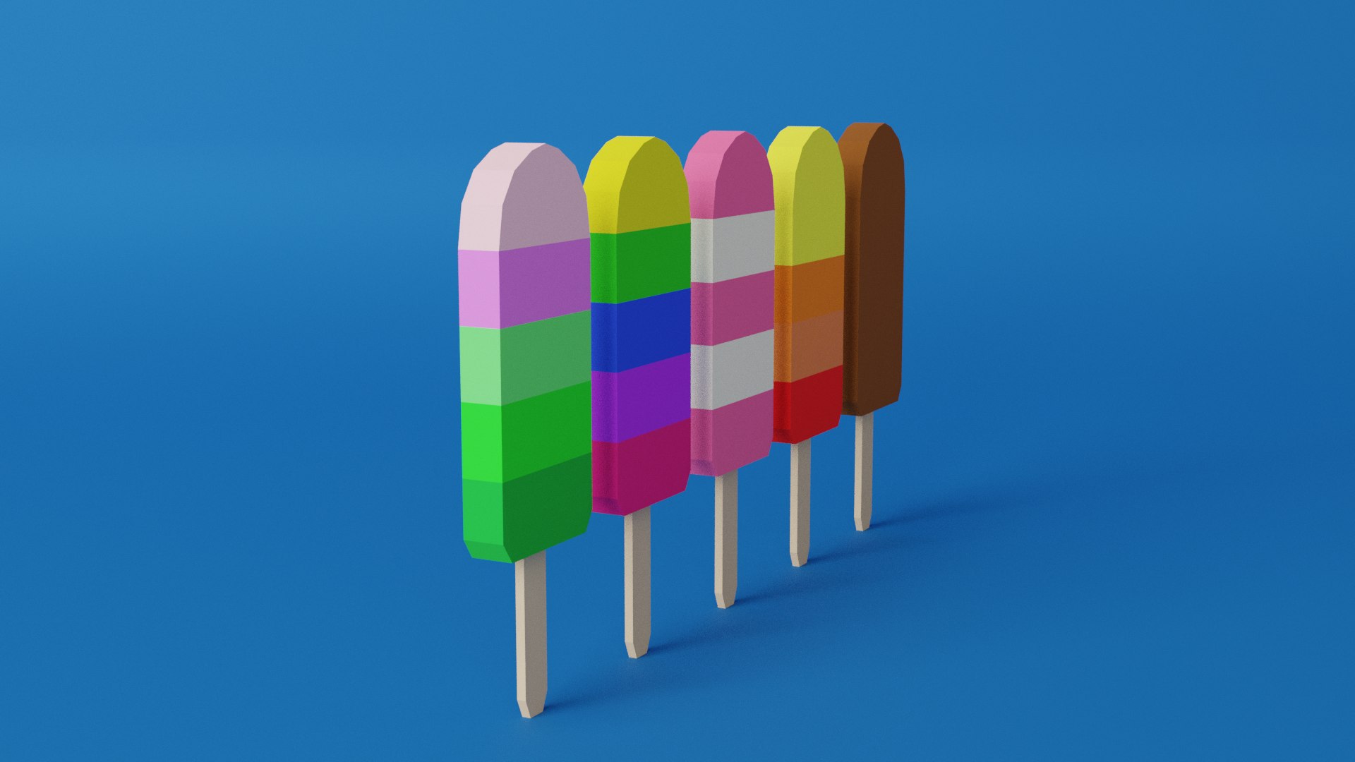 3D Model Ice Cream Lowpoly - TurboSquid 2011600