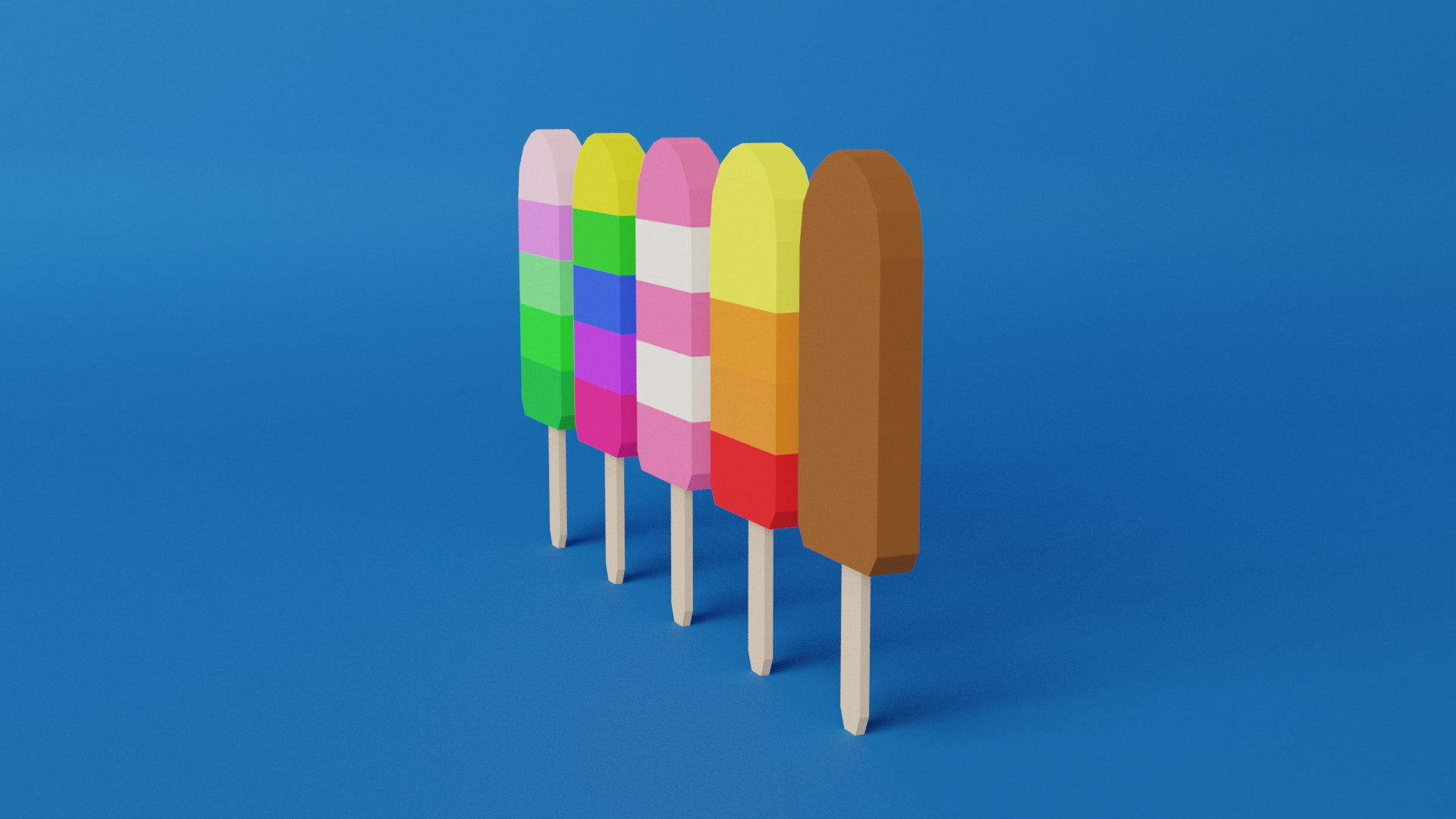 3D Model Ice Cream Lowpoly - TurboSquid 2011600