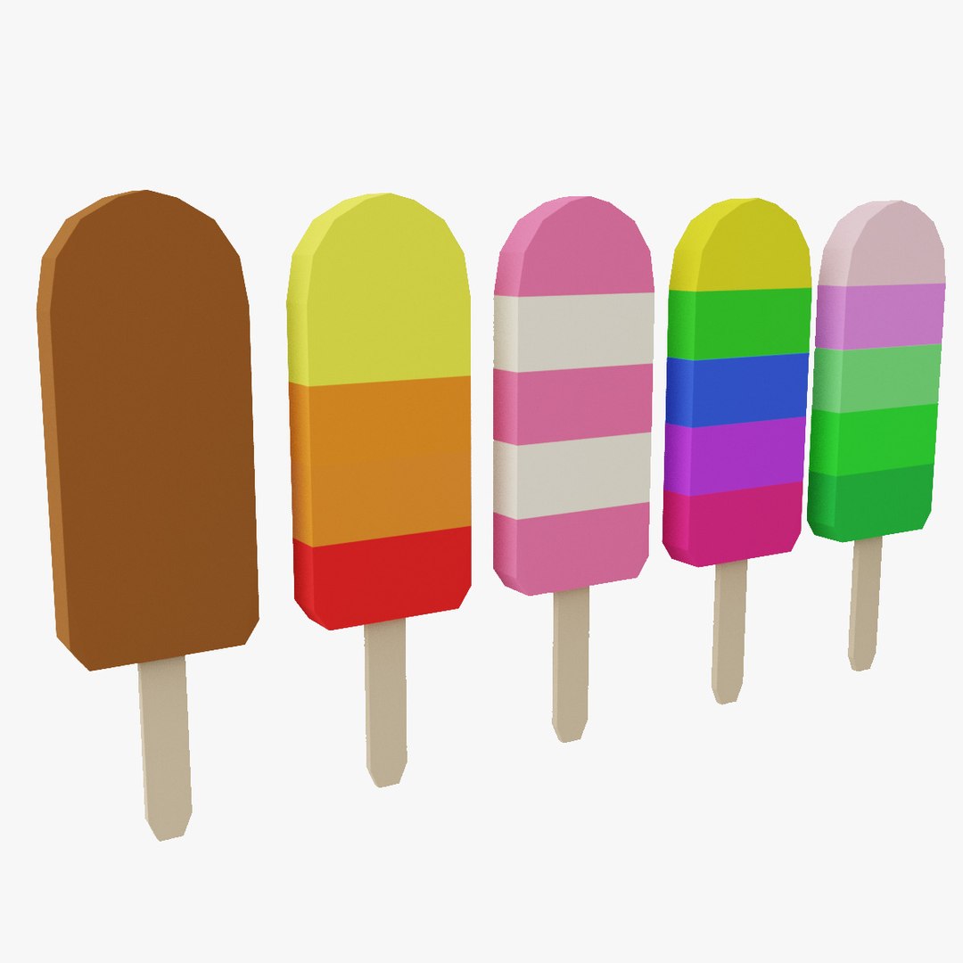 3D model Ice Cream Lowpoly - TurboSquid 2011600